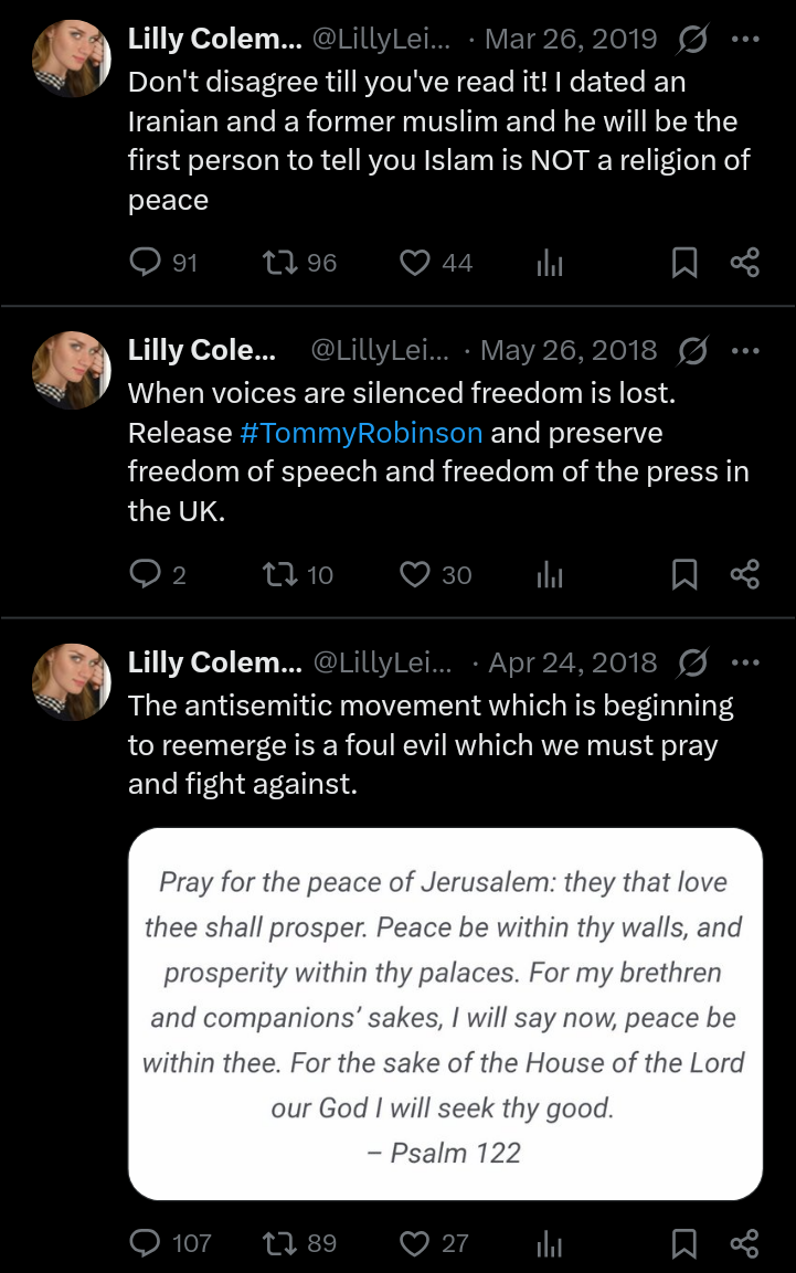 Understanding the hate of Lilly Leigh Gaddis Coleman. A case study in ...